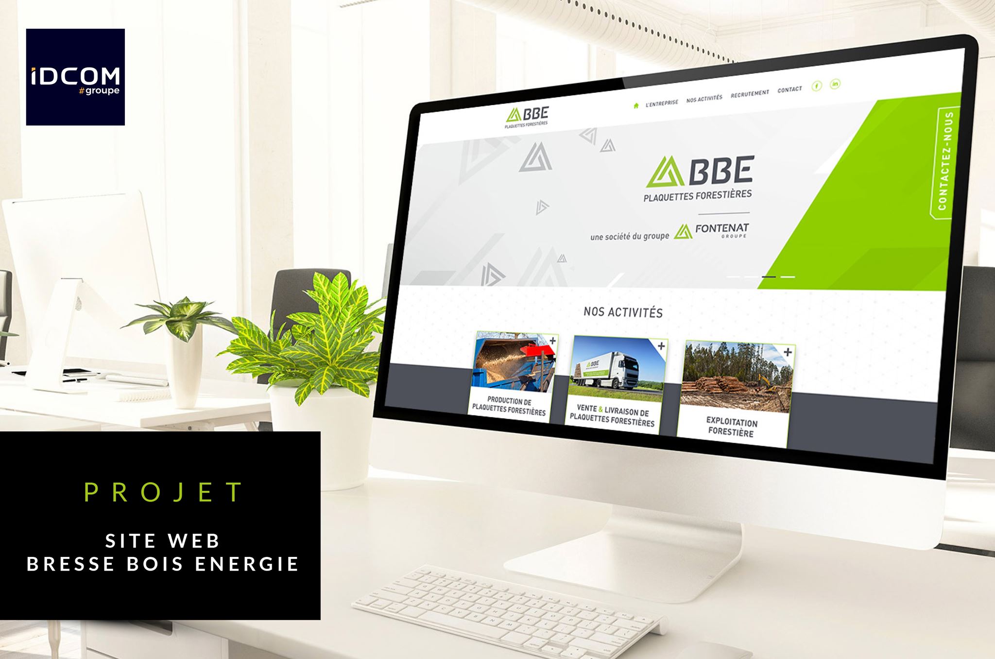 Nouveau site internet de BBE - Groupe Fontenat